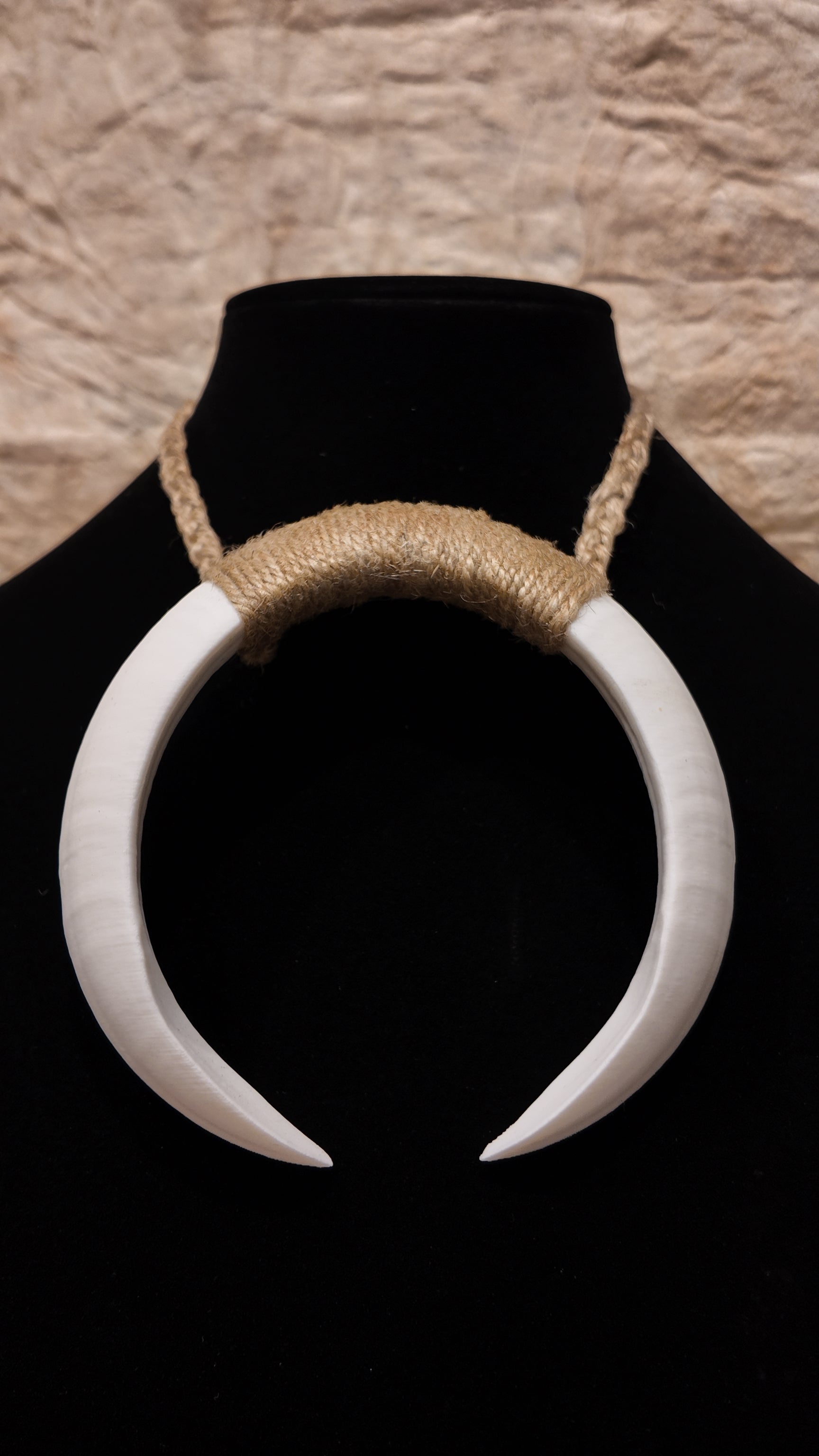 Boar Tusk Pendant Necklace- Pumba – Ha'ani AFI DESIGNS